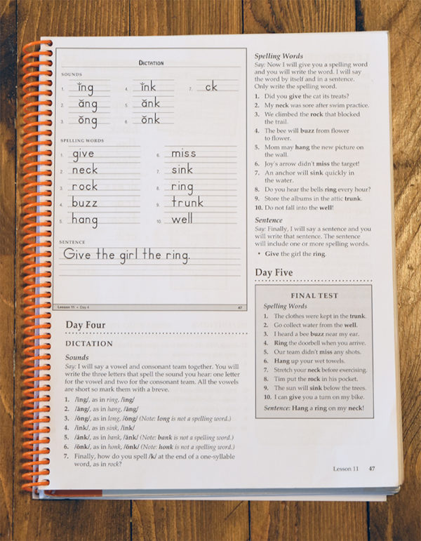 How We Use Traditional Spelling from Memoria Press